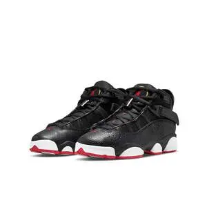 JORDAN Air 6 Rings High Top Sneakers - Black/red