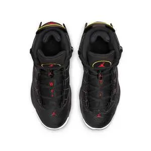 JORDAN Air 6 Rings High Top Sneakers - Black/red