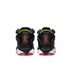 JORDAN Air 6 Rings High Top Sneakers - Black/red