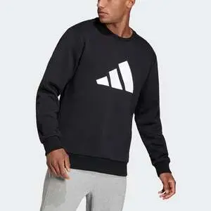 Adidas Fi Wtr Crew Pullover With Large Logo