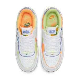 Nike Force 1 Shadow Low Top Sneakers - White/orange