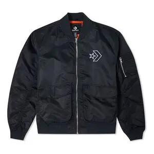 CONVERSE Ss22 Logo Loose Sports Retro Aviator Jacket