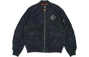 CONVERSE Ss22 Logo Loose Sports Retro Aviator Jacket
