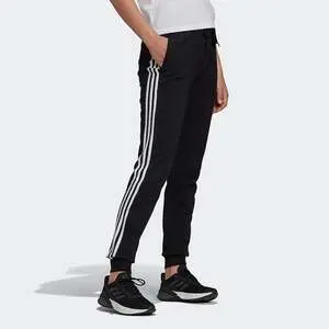 Adidas Training Essentials 3-stripes Pants Asia Sizing - Black