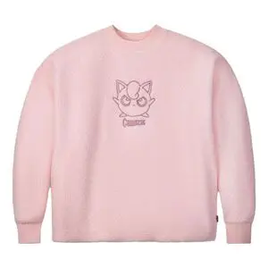 CONVERSE X Pokemon Jigglypuff Sherpa Crewneck Sweatshirt - Pink