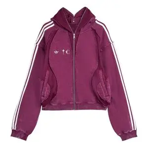 Adidas X Thug Club Teamgeist Hooded Jacket - Maroon