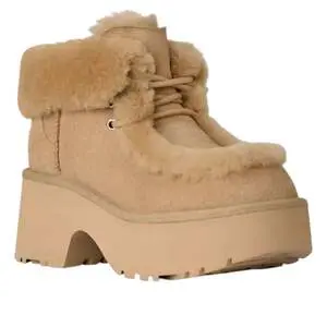 UGG Esmee Lace-up Boots - Mustard Seed