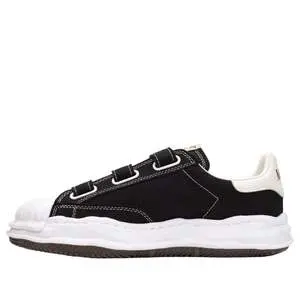 Mihara Yasuhiro Blakey Og Sole Canvas Low Top Sneakers - Black/white