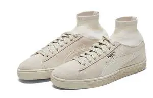 PUMA Suede Classic Sock Ii Mid Top Sneakers - Creamy