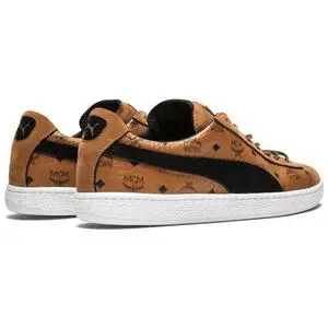 PUMA Mcm X Suede "buckthorn Brown" Low Top Sneakers