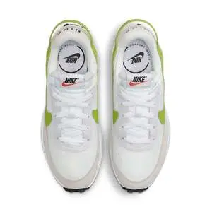 Nike Waffle Debut Low Top Sneakers - White/green