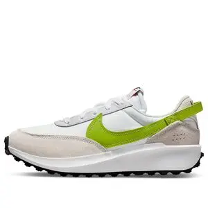 Nike Waffle Debut Low Top Sneakers - White/green