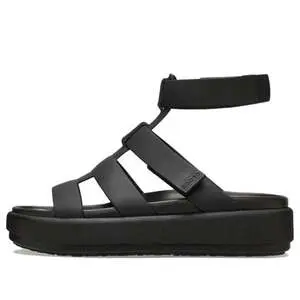 CROCS Brooklyn Luxe Gladiator Sandals - Black