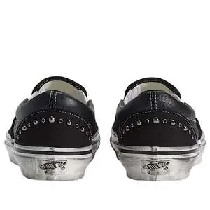 VANS Embellished Studded Slip-on Sneakers - Blackout