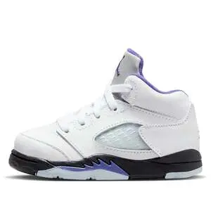 JORDAN Air 5 Retro Toddler Sneakers - White/black