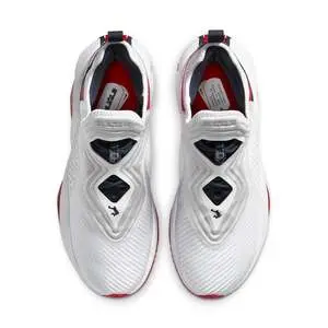 Nike Lebron Soldier 14 Ep Basketball Sneakers - White/red
