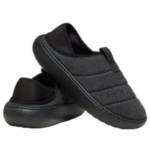 CROCS Classic Vegan Suede Moc - Black