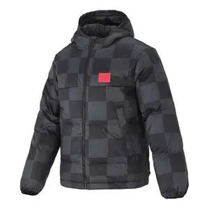 Nike Lebron Grid Hooded Down Jacket - Black