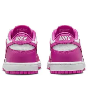 Nike Dunk Low Sneakers - White/active Fuchsia