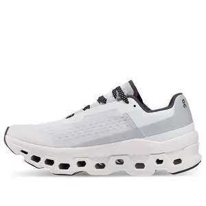 On Cloudmonster Sneakers - White/black/grey
