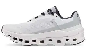 On Cloudmonster Sneakers - White/black/grey