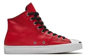CONVERSE Jack Purcell Zip High Top Sneakers - Red