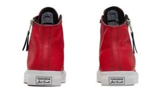 CONVERSE Jack Purcell Zip High Top Sneakers - Red