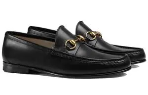 Gucci 1953 Horsebit Leather Loafer - Black