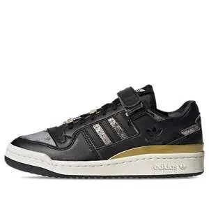 Adidas Forum Low "black" Sneakers - Black/gold