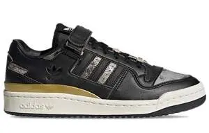 Adidas Forum Low "black" Sneakers - Black/gold