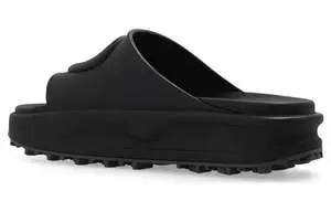 Gucci Rubber Interlocking G Slide Sandal - Black