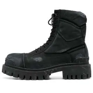 Balenciaga Combat Strike Boots - Black