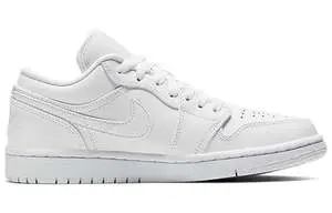 JORDAN 1 Low "triple " Sneakers - White