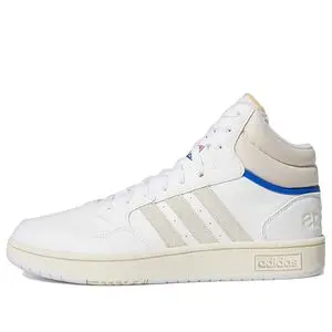 Adidas Hoops 3.0 Mid Sneakers - Cloud White/chalk White/core Black