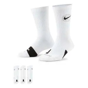Nike Everyday Crew Sports Socks 3 Pairs - White