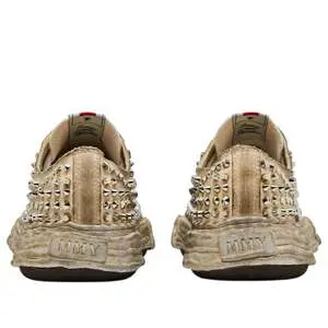 Mihara Yasuhiro Peterson 23 Og Sole Studded Canvas Low Top Sneakers - White