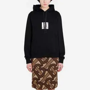 Burberry Deer Print Cotton Oversized Hoodie