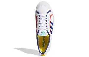 Adidas Nizza "white Victory Blue" Low Top Sneakers - White/blue/red
