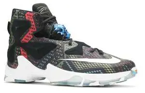 Nike Lebron 'bhm' Athletic Sneakers - Multi-color/white-black