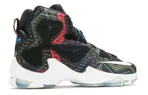 Nike Lebron 'bhm' Athletic Sneakers - Multi-color/white-black