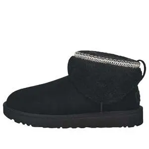UGG Classic Ultra Mini Maxi Curly Boots - Black