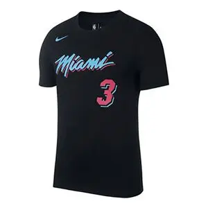 Nike Miami Heat Dwayne Wade 18-19 Season Limited Jersey - Black