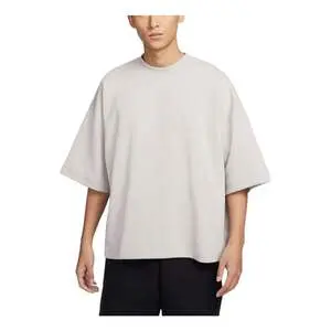 Nike Nike Sportswear Tech Fleece Reimagined Oversized T-shirt Asia Sizing 'light Iron Ore' Light Iron Ore