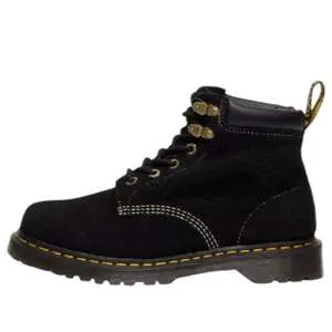 Dr. Martens 939 Distressed Lace-up Ankle Boots - Black