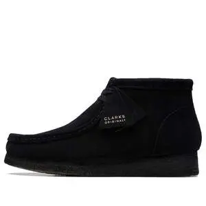Clarks Wallabee Boots Suede - Black