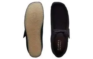 Clarks Wallabee Boots Suede - Black
