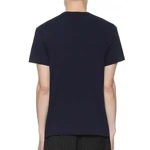 Play Comme Des Garcon Basic T-shirt Two Emblems - Navy