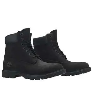 Timberland 6 Inch Classic Waterproof Nubuck Boots - Black