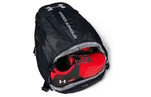 Under Armour Hustle 5.0 Backpack - Black/silver
