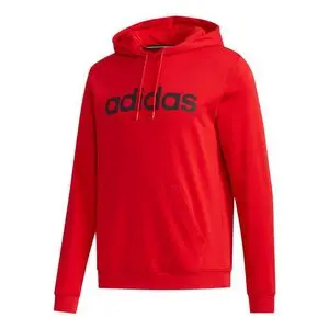 Adidas Essential Large Logo Hoodie - Light Red